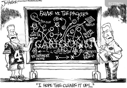 Versus The Packers Cartoons and Comics - funny pictures from CartoonStock
