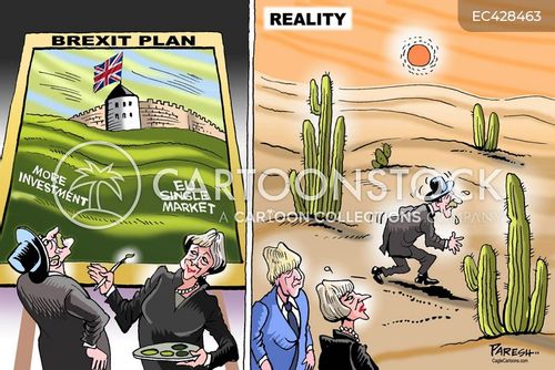 Brexit Painting Cartoons and Comics - funny pictures from CartoonStock