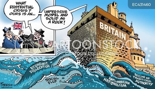 Crumbling Wall Cartoons and Comics - funny pictures from CartoonStock