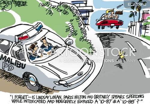 Britney And Paris Cartoons and Comics - funny pictures from CartoonStock