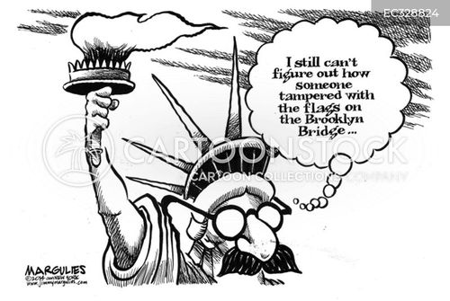 Brooklyn Bridge Cartoons and Comics - funny pictures from CartoonStock