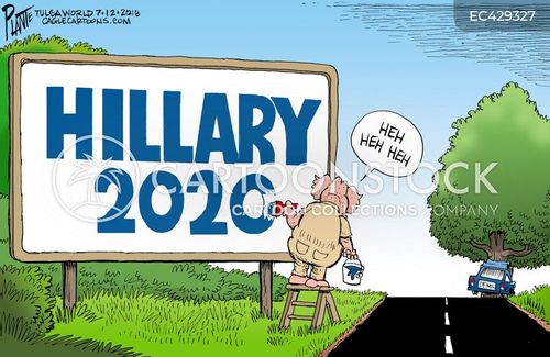Bruce Plante Cartoon Hillary 2020 Cartoons and Comics - funny pictures ...