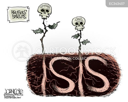 Terror Sleeper Cell Cartoons and Comics - funny pictures from CartoonStock