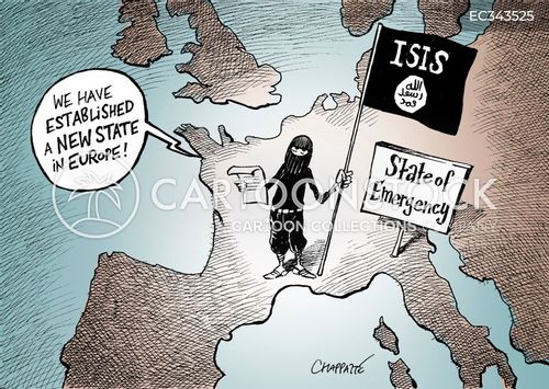 Attack Aftermath Cartoons and Comics - funny pictures from CartoonStock