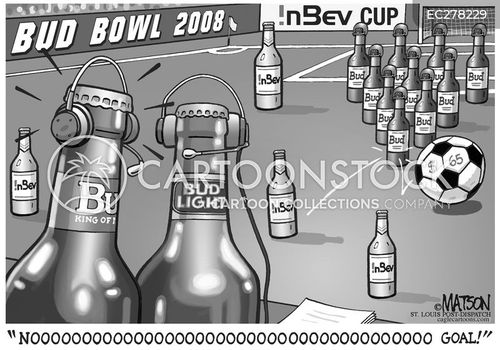 Bud Bowl 2008 Cartoons and Comics - funny pictures from CartoonStock