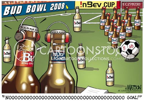 Bud Bowl 2008 Cartoons and Comics - funny pictures from CartoonStock