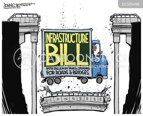 Bridge Repairs Cartoons and Comics - funny pictures from CartoonStock