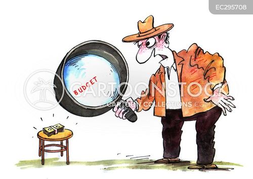 Budget Cartoons and Comics - funny pictures from CartoonStock