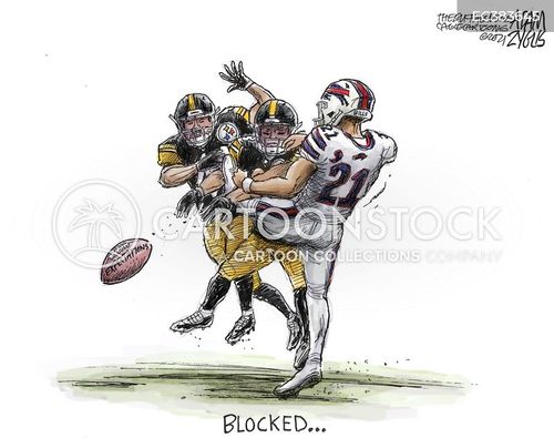 Buffalo Bills Roster Cartoons and Comics - funny pictures from CartoonStock