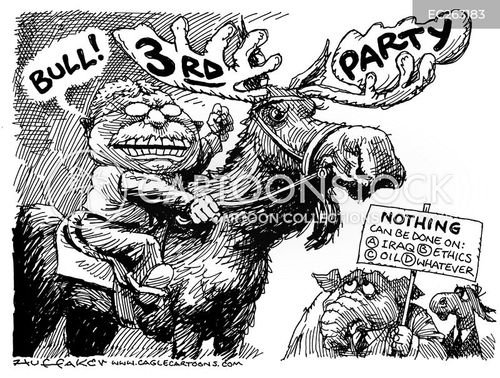 Bull Mooses Cartoons and Comics - funny pictures from CartoonStock