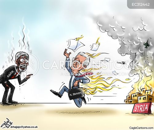 Syrian Devastation Cartoons and Comics - funny pictures from CartoonStock