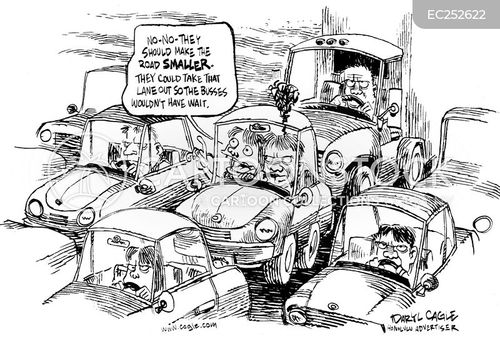 Urban Congestion Cartoons and Comics - funny pictures from CartoonStock