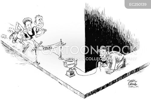 Eleccion Final Cartoons and Comics - funny pictures from CartoonStock