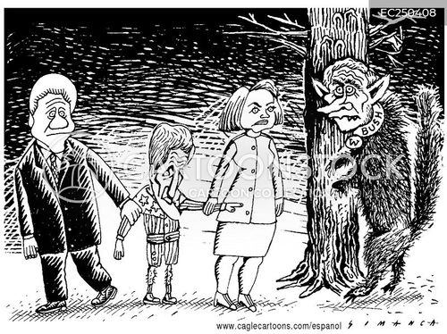 Robust Bush Cartoons and Comics - funny pictures from CartoonStock