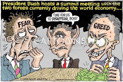 Bush Economics Cartoons and Comics - funny pictures from CartoonStock