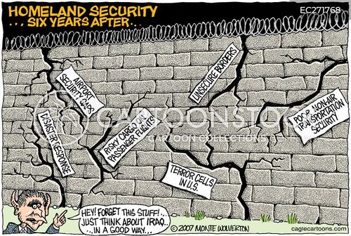 Border Disaster Cartoons and Comics - funny pictures from CartoonStock