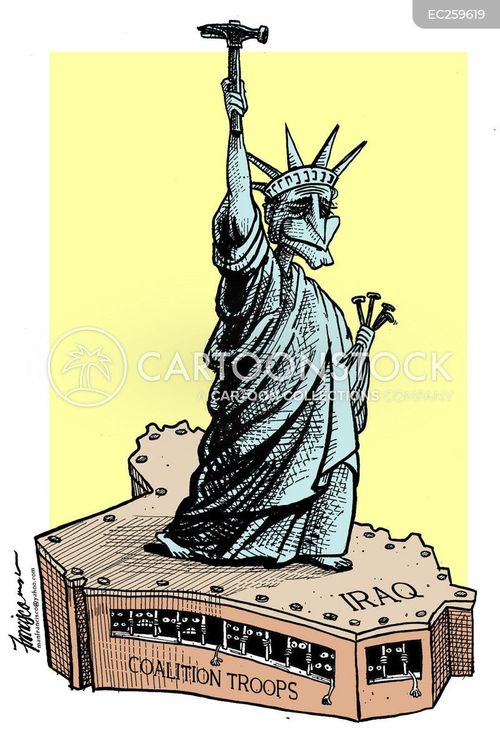 Status Of Liberty Cartoons and Comics - funny pictures from CartoonStock