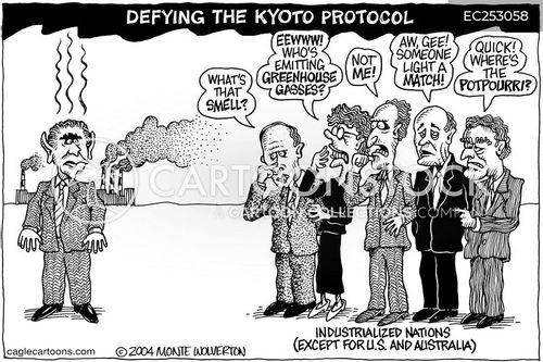 Kyoto Protocol Cartoons and Comics - funny pictures from CartoonStock