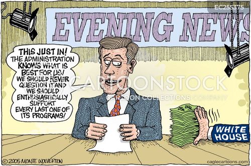 News Bias Cartoons and Comics - funny pictures from CartoonStock