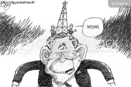 Oil Digging Cartoons and Comics - funny pictures from CartoonStock