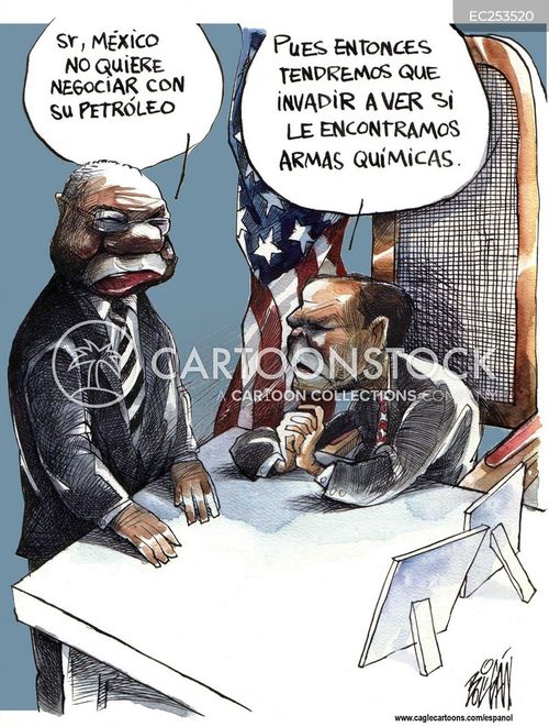 Petroleo Mexico Cartoons and Comics - funny pictures from CartoonStock