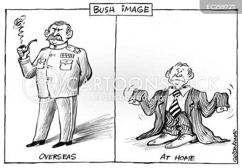 U.s. President George W. Bush Cartoons and Comics - funny pictures from ...
