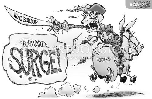 Surge 2008 Cartoons and Comics - funny pictures from CartoonStock