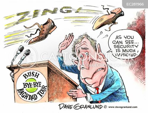 Iraq Bush Cartoons and Comics - funny pictures from CartoonStock