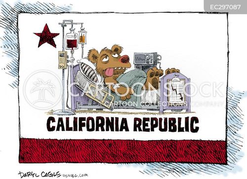 California Flag Cartoons and Comics - funny pictures from CartoonStock