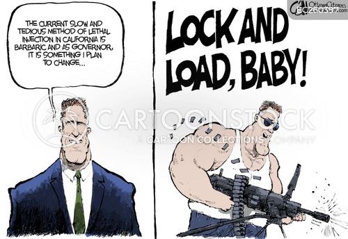 Lock And Load Cartoons and Comics - funny pictures from CartoonStock