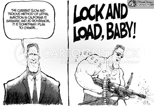 Lock And Load Cartoons and Comics - funny pictures from CartoonStock