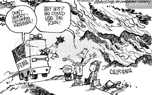 California Wildfires Cartoons and Comics - funny pictures from CartoonStock