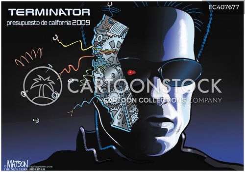 The Terminator Cartoons and Comics - funny pictures from CartoonStock