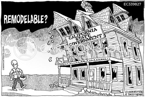 Remodeling Cartoons and Comics - funny pictures from CartoonStock