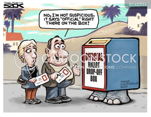 Counterfeit Ballots Cartoons and Comics - funny pictures from CartoonStock