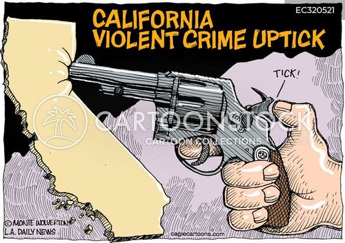 High Crime Levels Cartoons and Comics - funny pictures from CartoonStock
