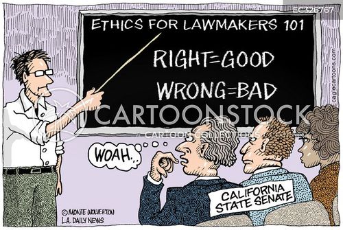 Senatorial Ethics Cartoons and Comics - funny pictures from CartoonStock