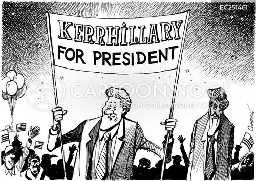 Political Support Cartoons and Comics - funny pictures from CartoonStock