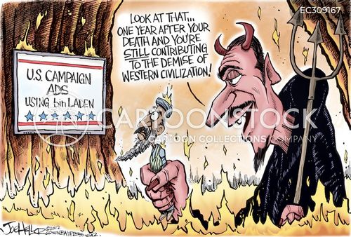 Demonization Cartoons and Comics - funny pictures from CartoonStock