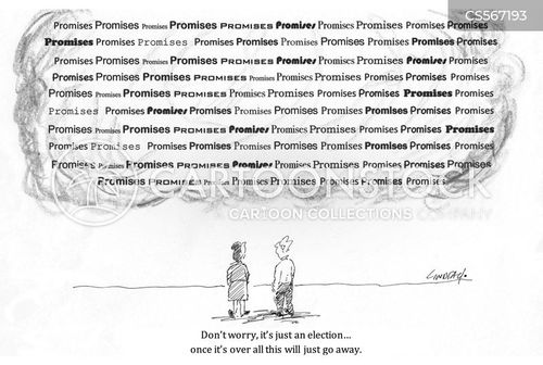 Election Promise Cartoons and Comics - funny pictures from CartoonStock