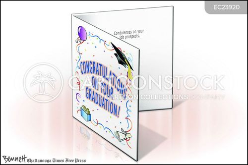 Graduation Card Cartoons and Comics - funny pictures from CartoonStock