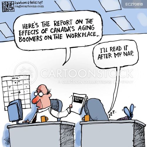 Aging Workforce Cartoons and Comics - funny pictures from CartoonStock