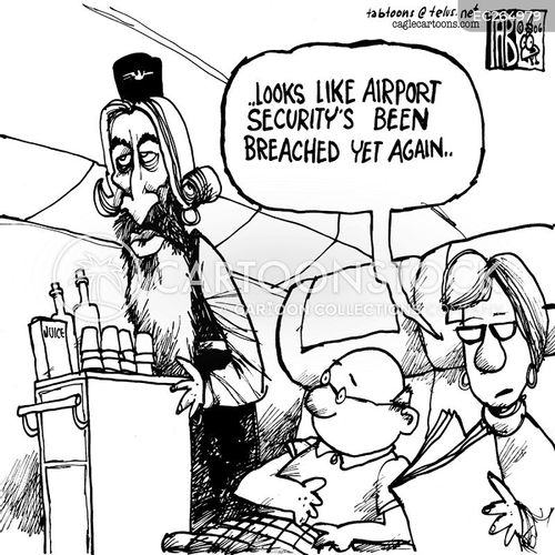 Threat Detection Cartoons and Comics - funny pictures from CartoonStock