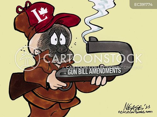 Firearms Safety Cartoons and Comics - funny pictures from CartoonStock