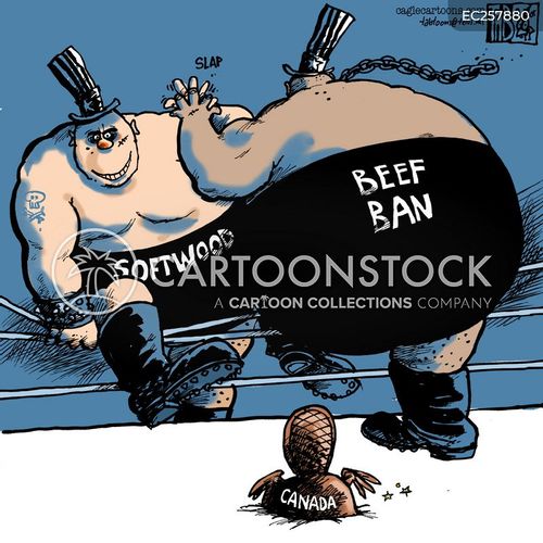 Us Beef Ban Cartoons and Comics - funny pictures from CartoonStock