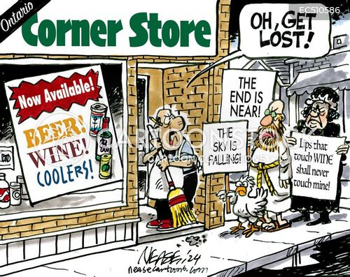 Corner Store Cartoons and Comics - funny pictures from CartoonStock