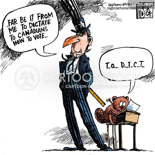 Canada Relations Cartoons and Comics - funny pictures from CartoonStock