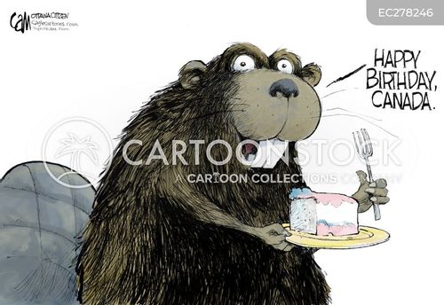 Canada's Birthday Cartoons and Comics - funny pictures from CartoonStock