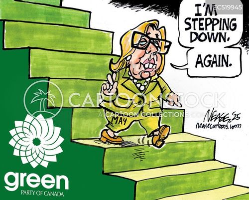 Stepping Down Again Cartoons and Comics - funny pictures from CartoonStock