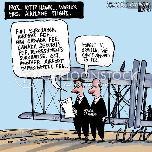 Flight Costs Cartoons and Comics - funny pictures from CartoonStock